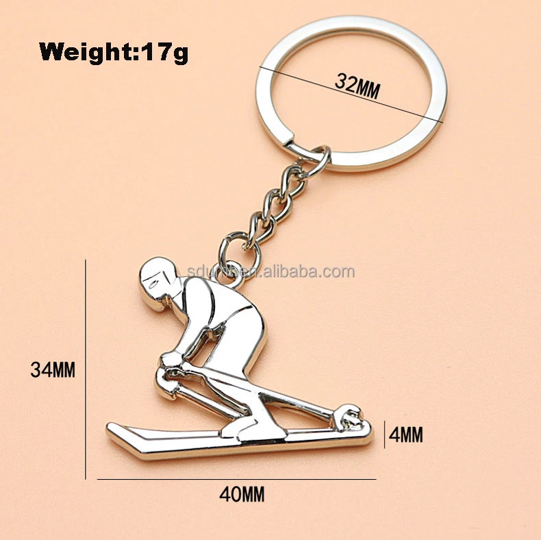 Skis Snowboard Snow Ice Skating Keyring Skating Shoes Winter Games ...