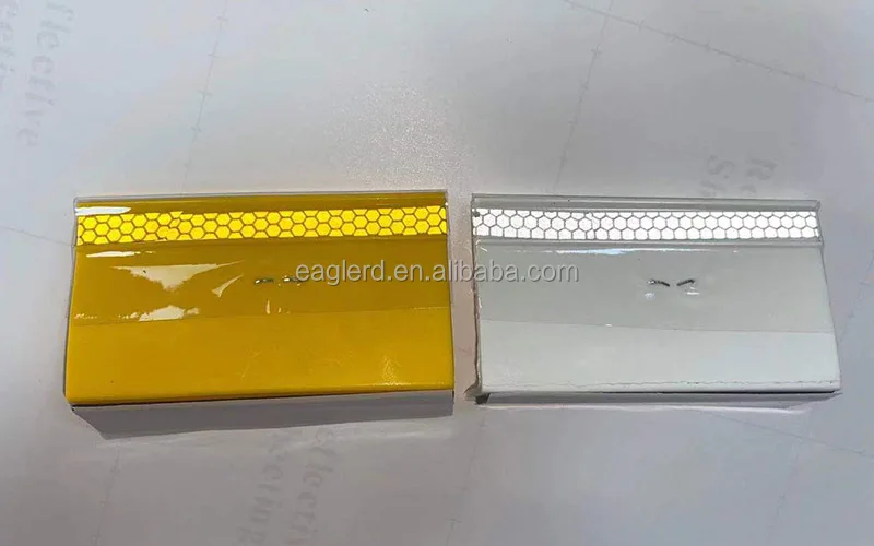 Temporary Reflective Pavement Markers - Night Road Safety