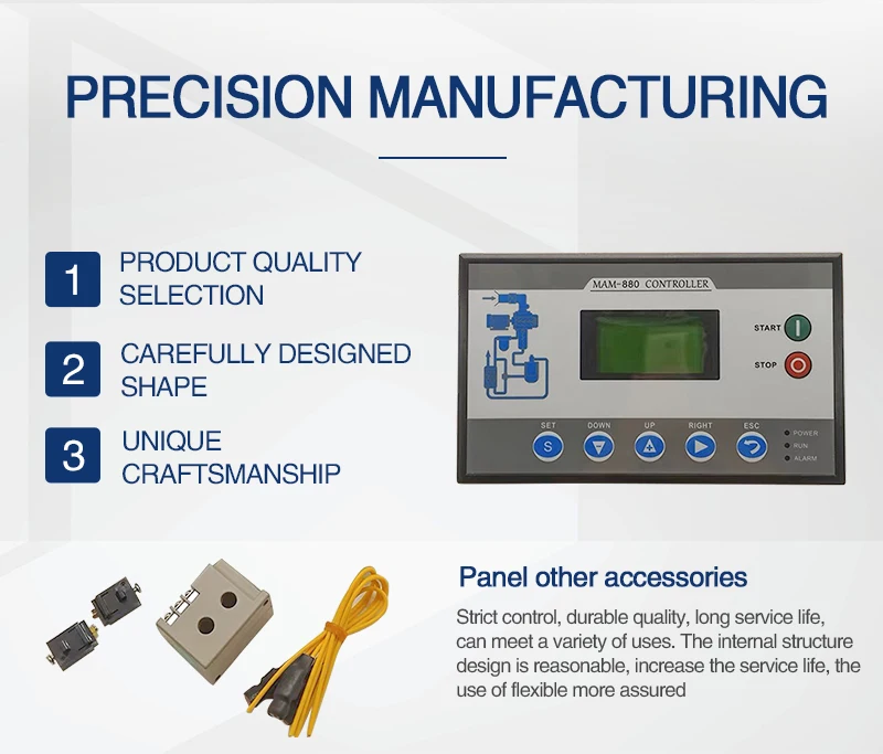Replace The Screw Air Compressor Control Panel Electronic Plc ...
