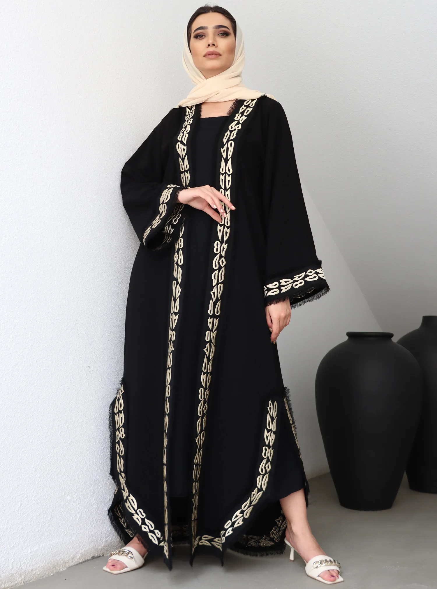 OEM Abaya Manufacture High Quality Islamic Muslim Black Abaya Dubai ...