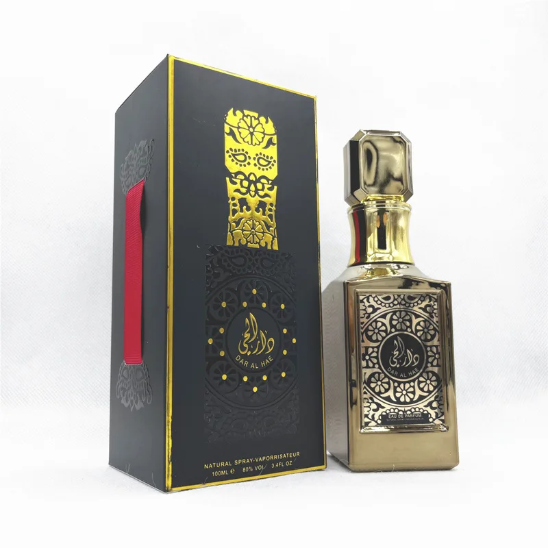 Arabic Perfume Glass Electroplated Perfume Bottle Gold High-Grade Men ...