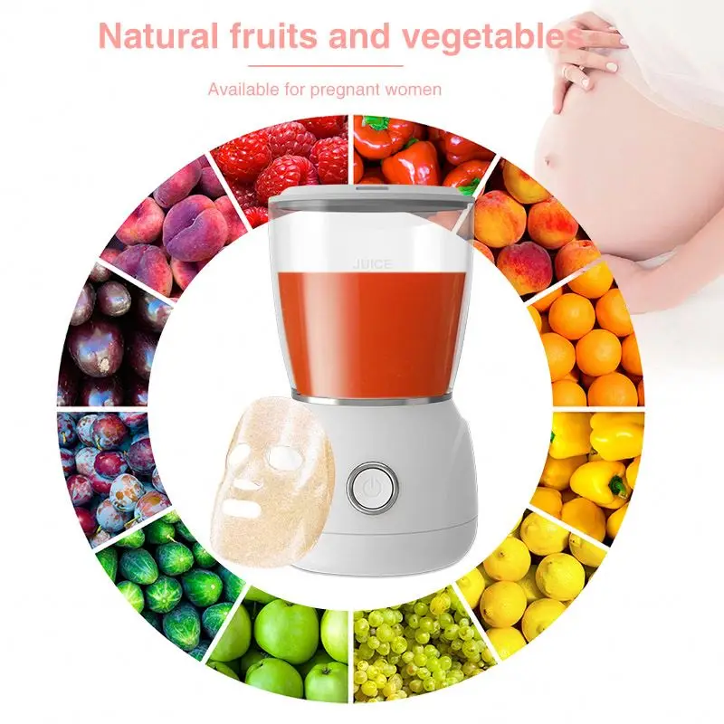 Collagen Fruit Vegetable Spa Facial Face Mask Maker Mini Magic ...