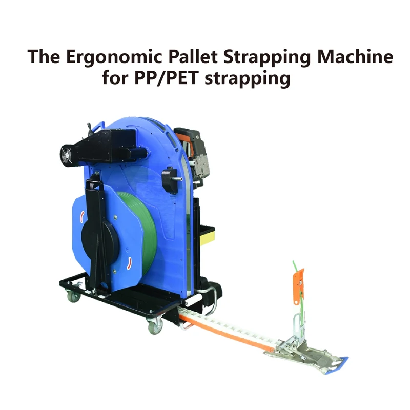 Pallet Threading Machine Automatic Mobile PP Pet Belt Packing Bundling ...