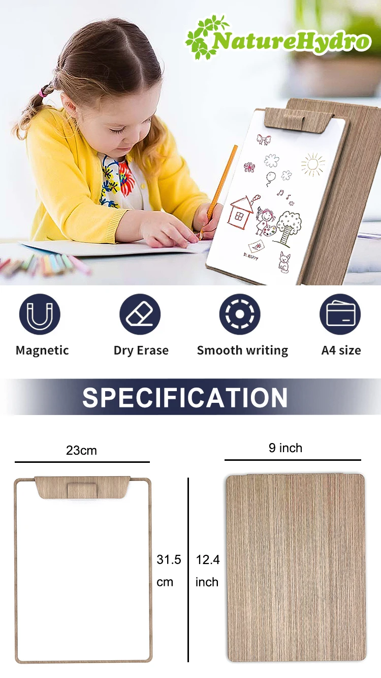 Factory Price Office Supplies Handheld Whiteboard Pure White Glass ...