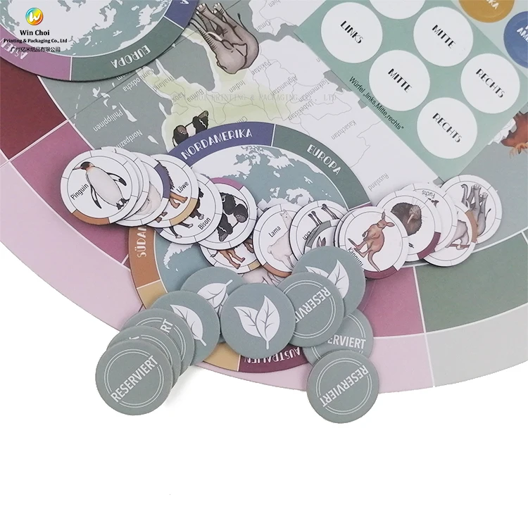 Print On Demand Custom Design Paper Game Board Box Sets