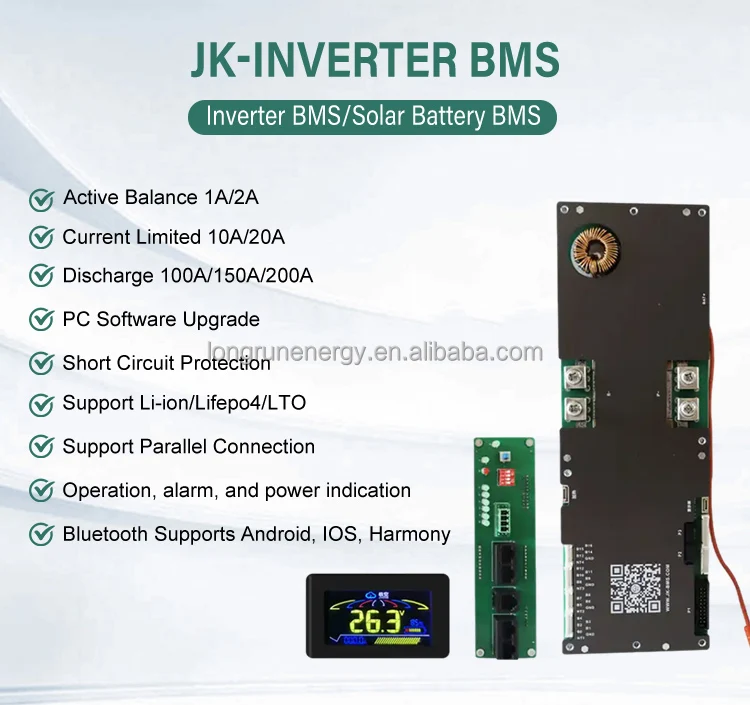 Active Balance Inverter Bms Lifepo4 48v Bms 16s 100a 150a 200a Bms With ...
