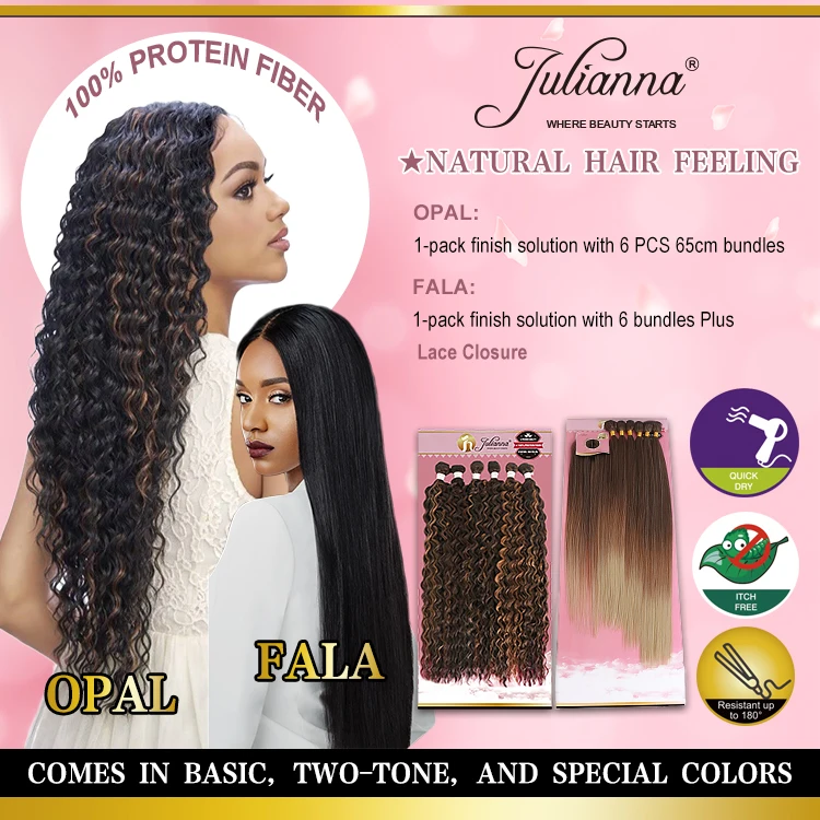 Alibaba.com: 1 Pack Solution, Heat Resistant Synthetic Hair Extensions ...