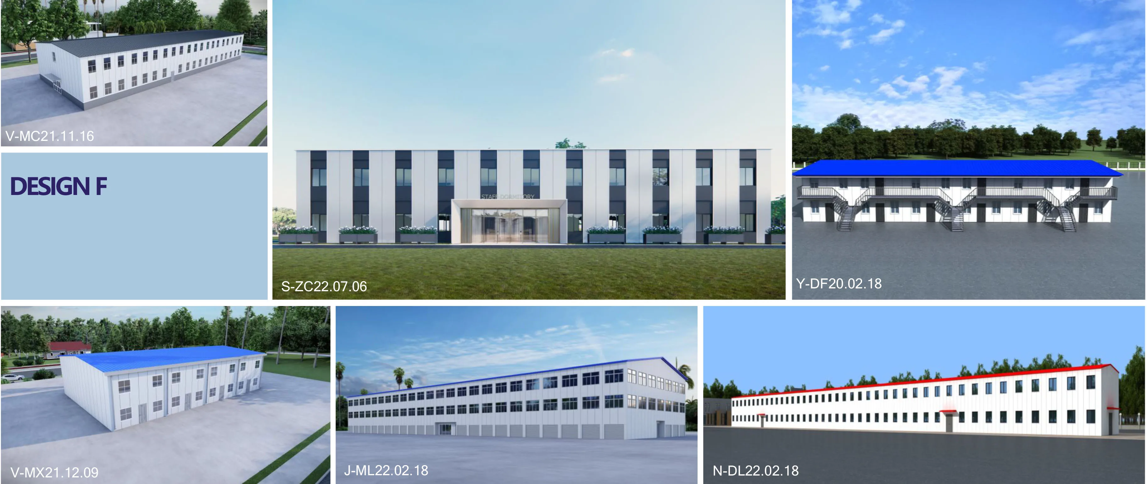 Modern Steel Structure Office Building Prefabricated Commercial Steel ...