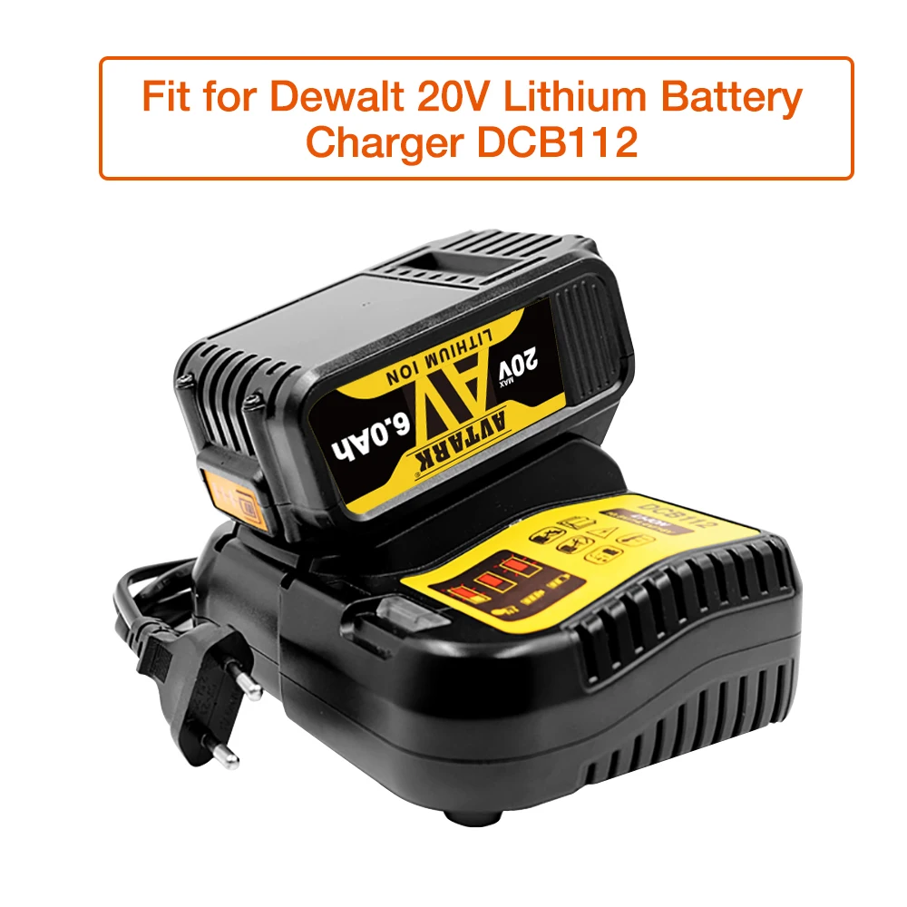 20V 6000mah Li-Ion Battery for Dewalt Power Tools - Reliable Energy
