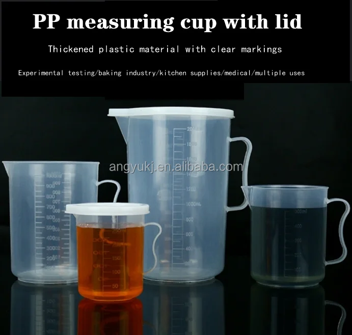 Lab Hot Sale Customized Design Eco-friendly Pp Plastic Measuring Mixing ...