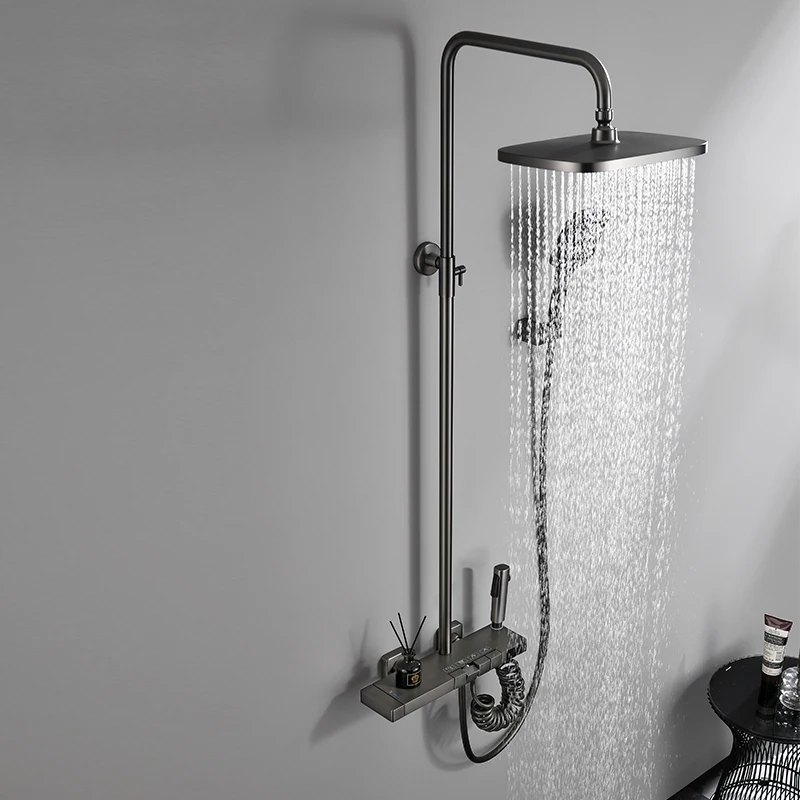 Lusa Modern Design Spray Handle Thermostatic Bathroom Hot Cold Shower ...