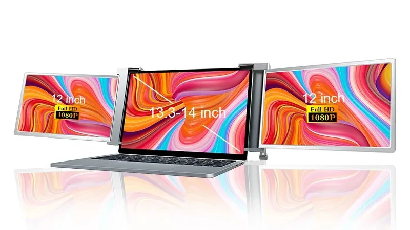 12 Inch Monitor Portable For Laptop With Full Hd Screens Usb C Portable ...