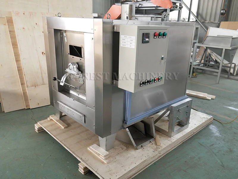 Automatic Electric Nuts Roaster Machine / Gas Nut Roaster / Chestnut ...