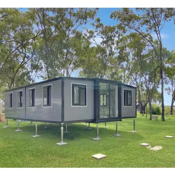 Luxury Expandable Container House 40 Ft Moisture Proof Expandable 40ft Living Expand Flat Pack ...