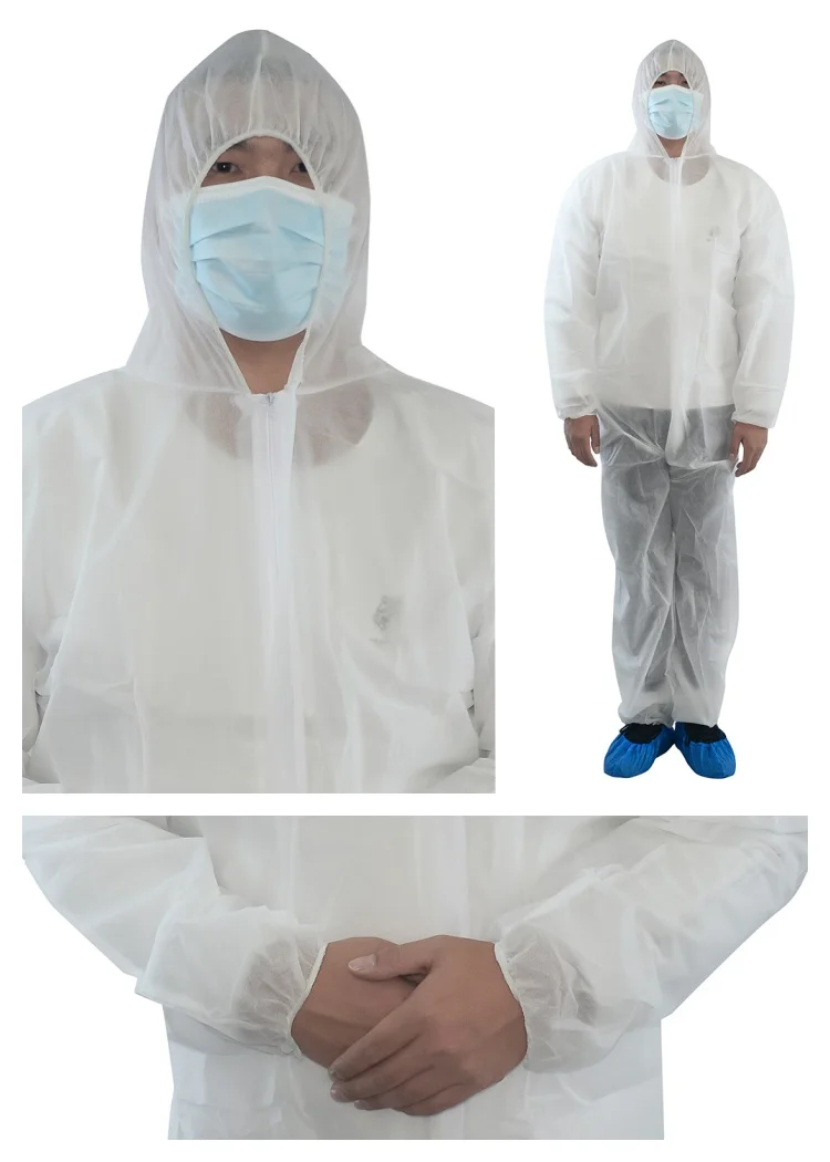 Professional Ppe Safety Working Uniforms Suit Hospital Nonwoven Medical ...