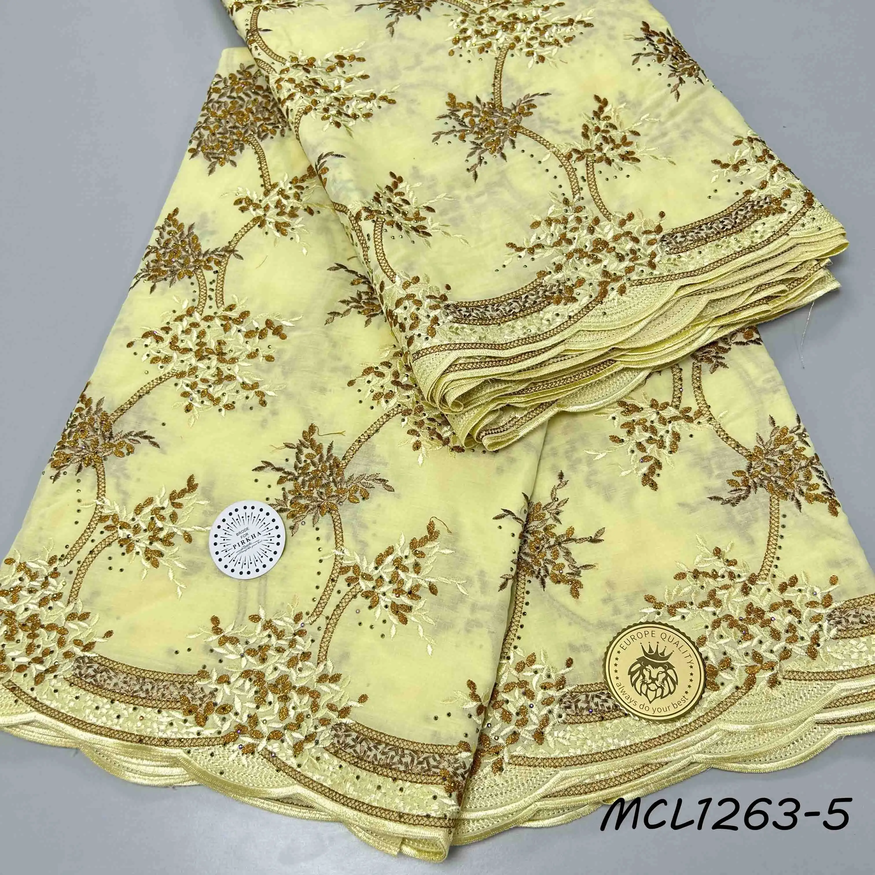 Tissu Dubai Voile Suisse Coton Brode Swiss Lace Tulle Fabric Stones ...