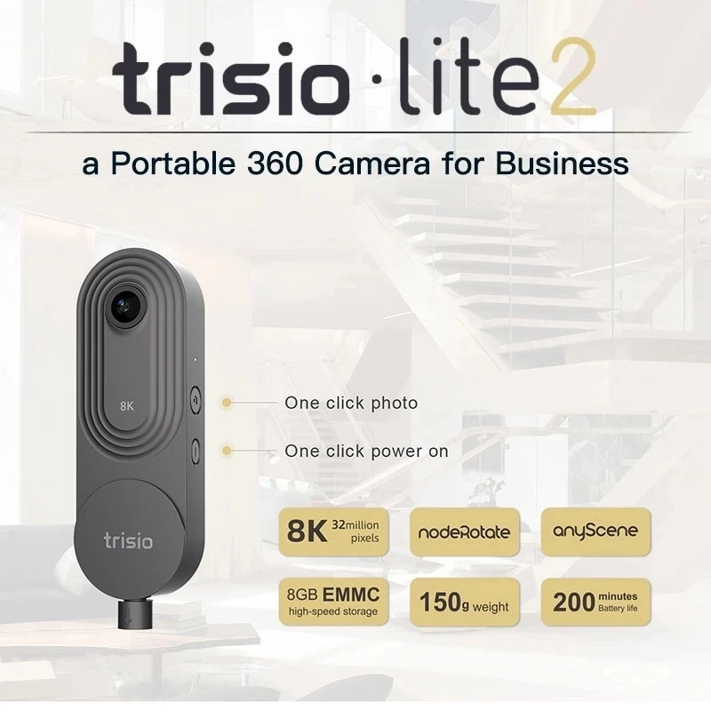 Appareil Photo Trisio Lite 2 360-conçu Pour Les Agents Immobiliers Et ...