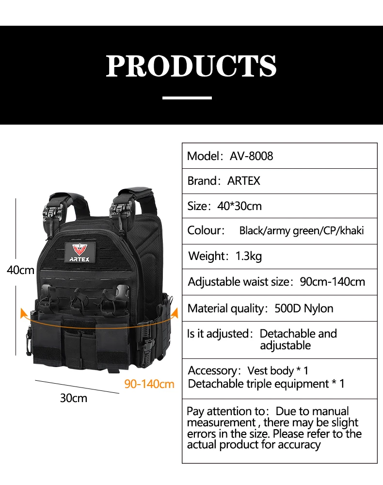 Artex Safety Duty Tactical Vest - Outdoor JPC Training