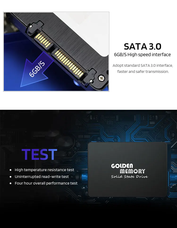 SATA3 SSD 120GB to 1TB - High Performance Solid State Drives