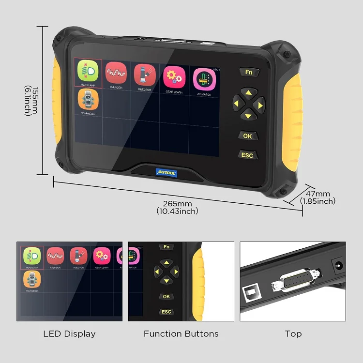 AUTOOL CS606 Car Diagnostic Machine - Universal OBD2 Scanner
