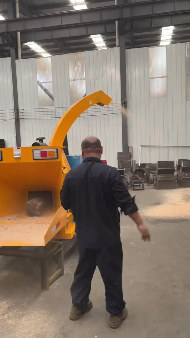 32hp 82 Hp Diesel Mobile Wood Chipper Mulch Machine Log Timber Chipper ...