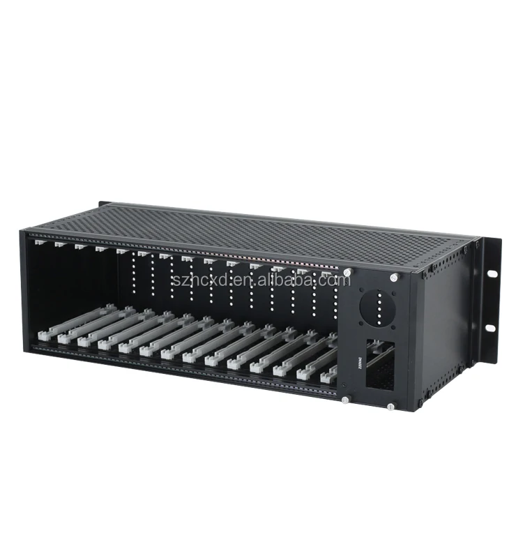 3u Black Anodizing Rack Enclosure Aluminium Chassis Aluminum Instrument ...