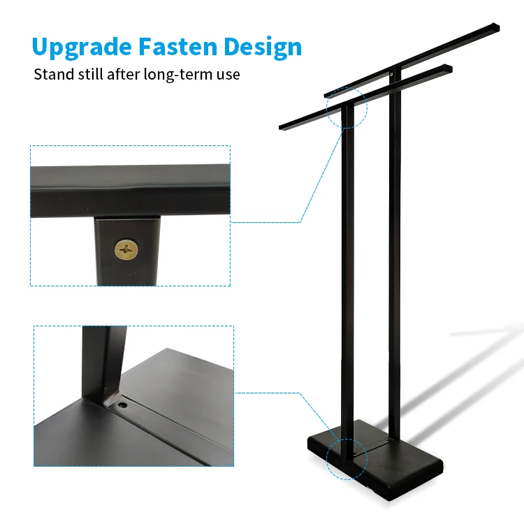 Jh-mech Drying And Display Rack With Non-slip Base Metal T Shape ...