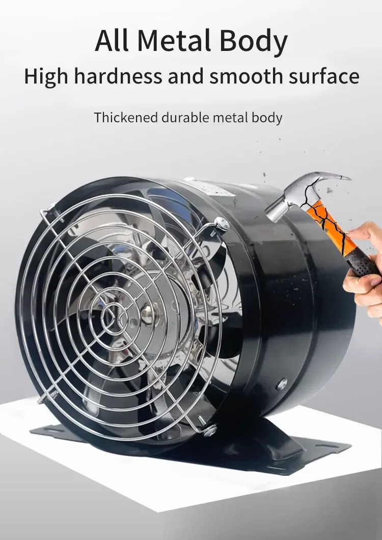 Bidirectional Pipeline Axial Fan - Powerful Two-Way Duct Fan