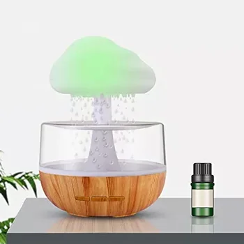 Factory Wholesale Rain Cloud Oil Diffuser Air Humidifier Usb Battery Operated Raining Cloud ...