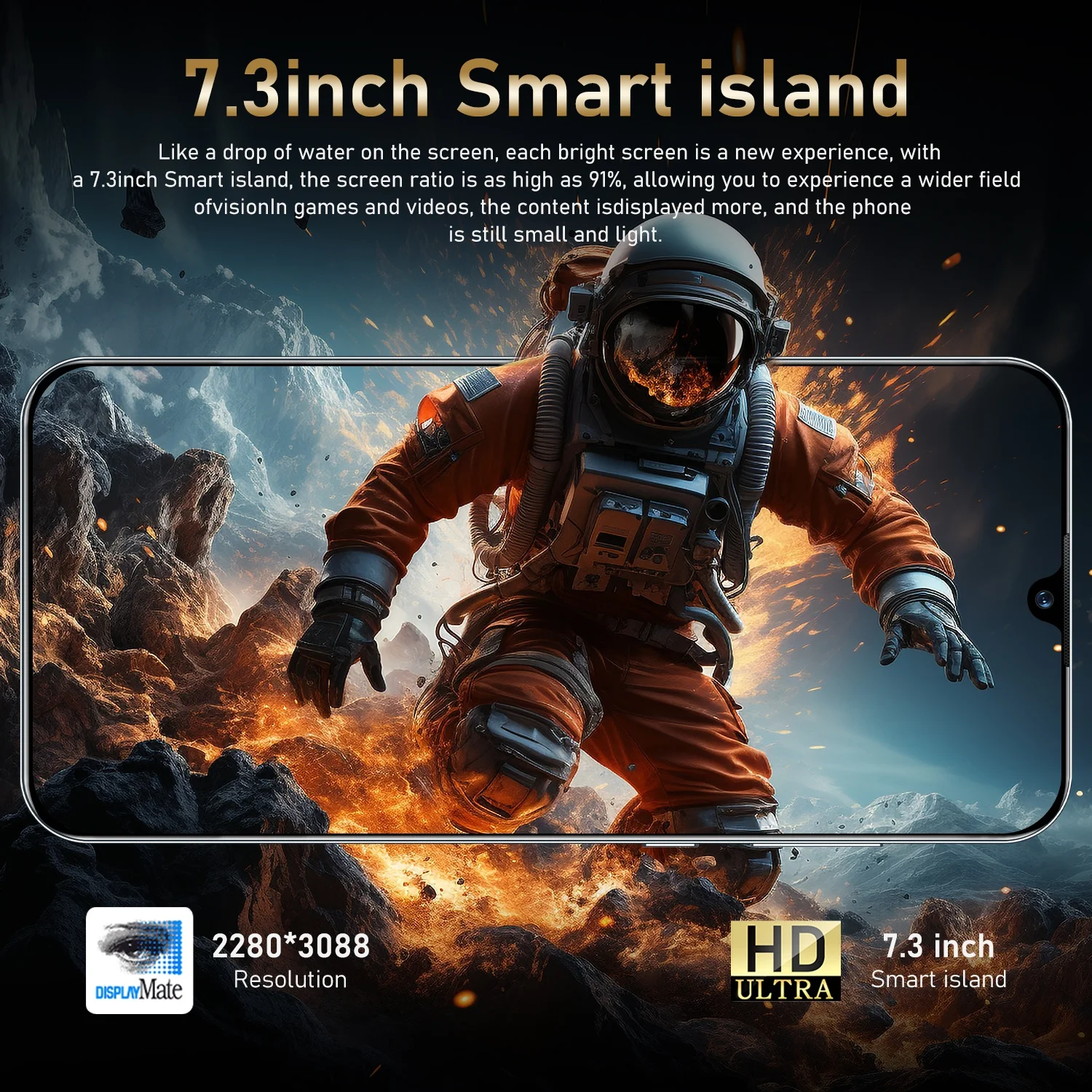 Stylish Tecno Pova 5 Pro 5g Phone 7.3" Hd+ Display 108mp 8gb/256gb 7600mah Long-lasting Battery ...