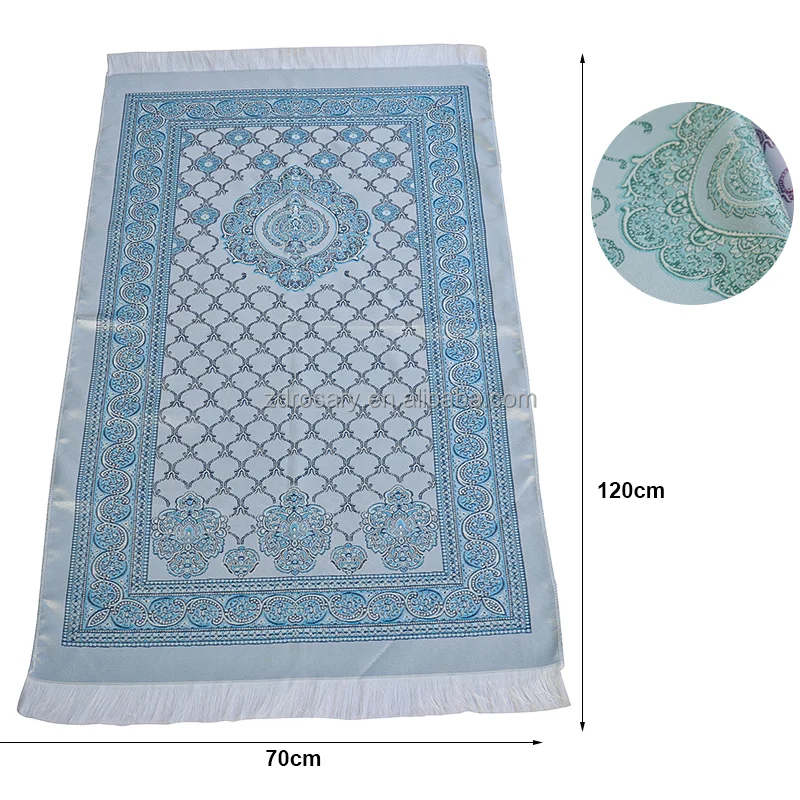Islamic Prayer Rug for Ramadan Eid - Soft & Stain Resistant