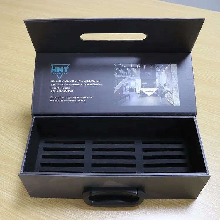 Customize Logo Marblestone Sample Display Box - Durable & Stylish