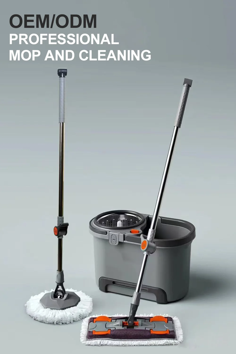 360 self-washing dry retractable long handle swivel rotating magic ...