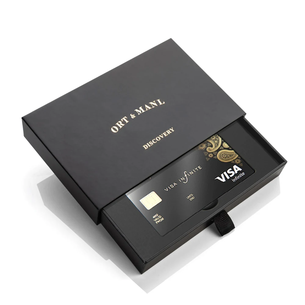Custom Magnetic Giftcard Vip Membership Nfc Credit Card Box Packaging ...