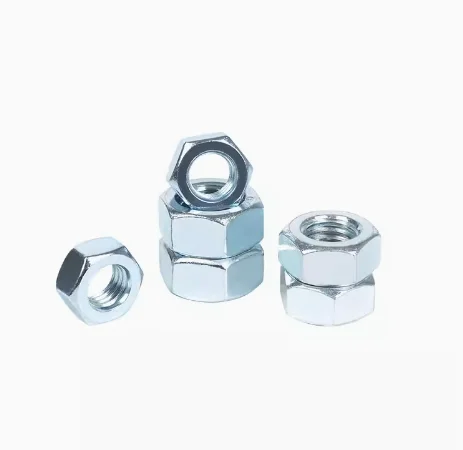 Din 934 Hex Nut zinc blue white plating OEM ODM OBM for Standard Parts ...