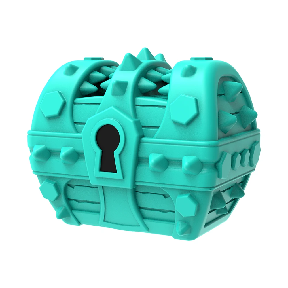 Treasure Box Shape Leak Treat Dog Chew Toy Pet Accessories Supply - Buy ...