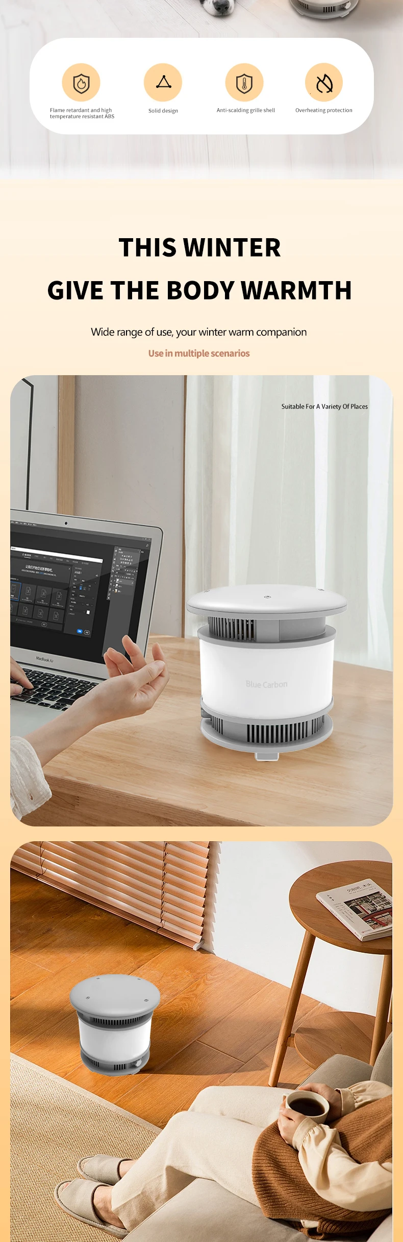 Portable Solar Heater Fan For Room Use With Good Quality - Buy Solar ...