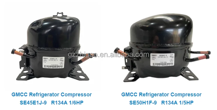 GMCC Original New R134a 1/8HP-1/4HP Compressor for Fridges