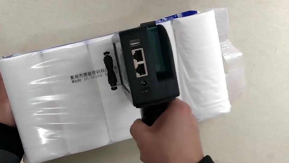 Uyin Tij Inkjet Handheld Printer Touch Screen Hand Jet 300dpi 600dpi ...