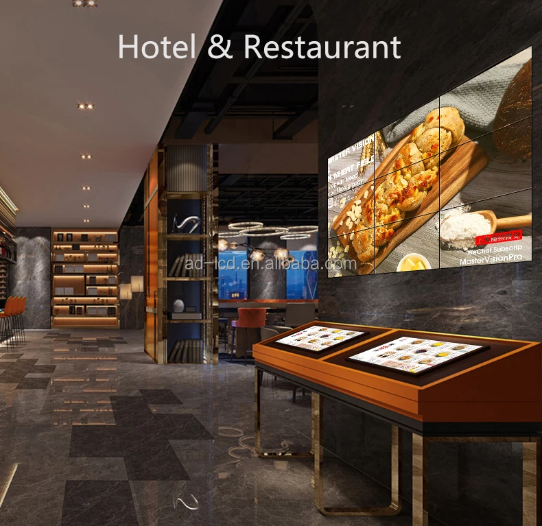 55 Inch 3x3 Original New IPS LCD LED TV Panel 800nits 1080p