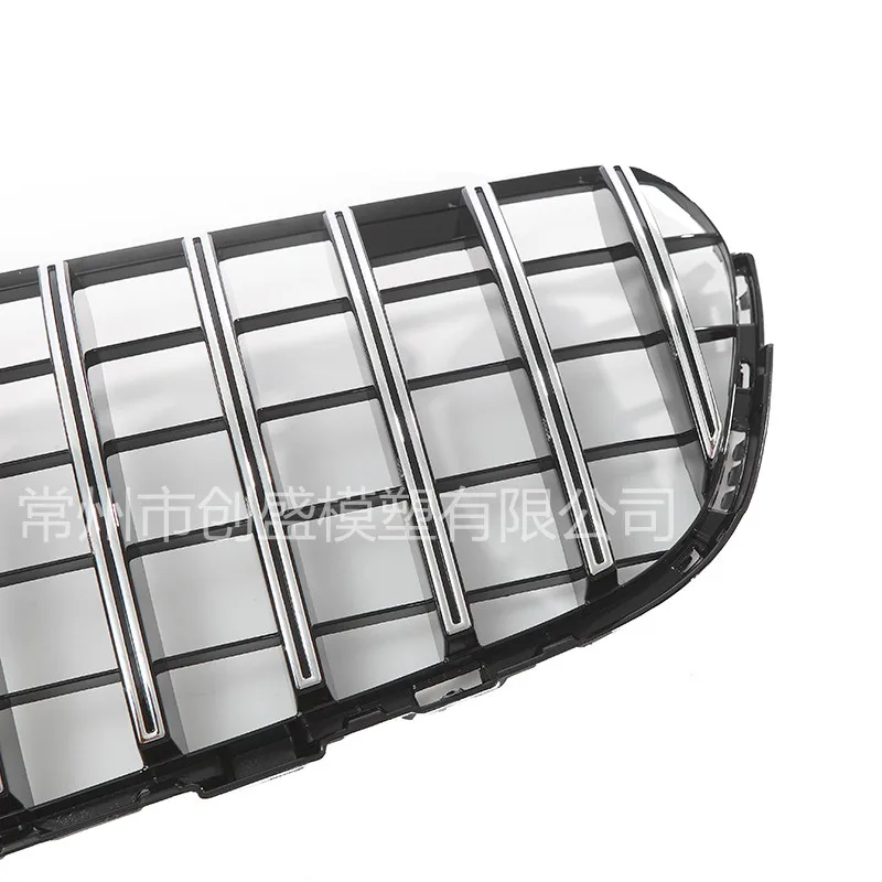 Glossy Black Gtr Style Front Bumper Grille For Mercedes Benz X253 Glc ...