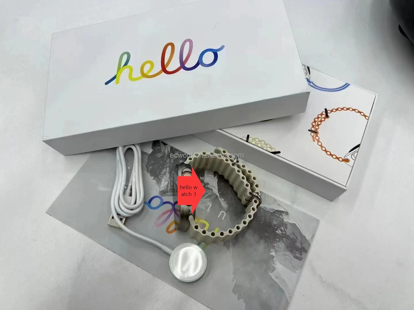 Hello Watch 3 Smart Watch 8 Ultra Sport Fitness Tracker 4gb Storage ...