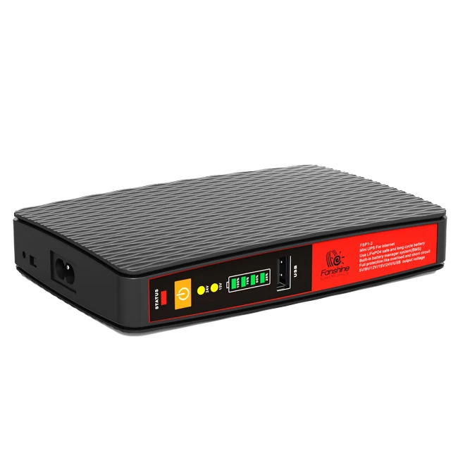 Fanshine DC Mini UPS 5V 9V 12V 15V 24V 18w迷你UPS用于带POE移动电源的Wifi路由器迷你UPS| Alibaba.com