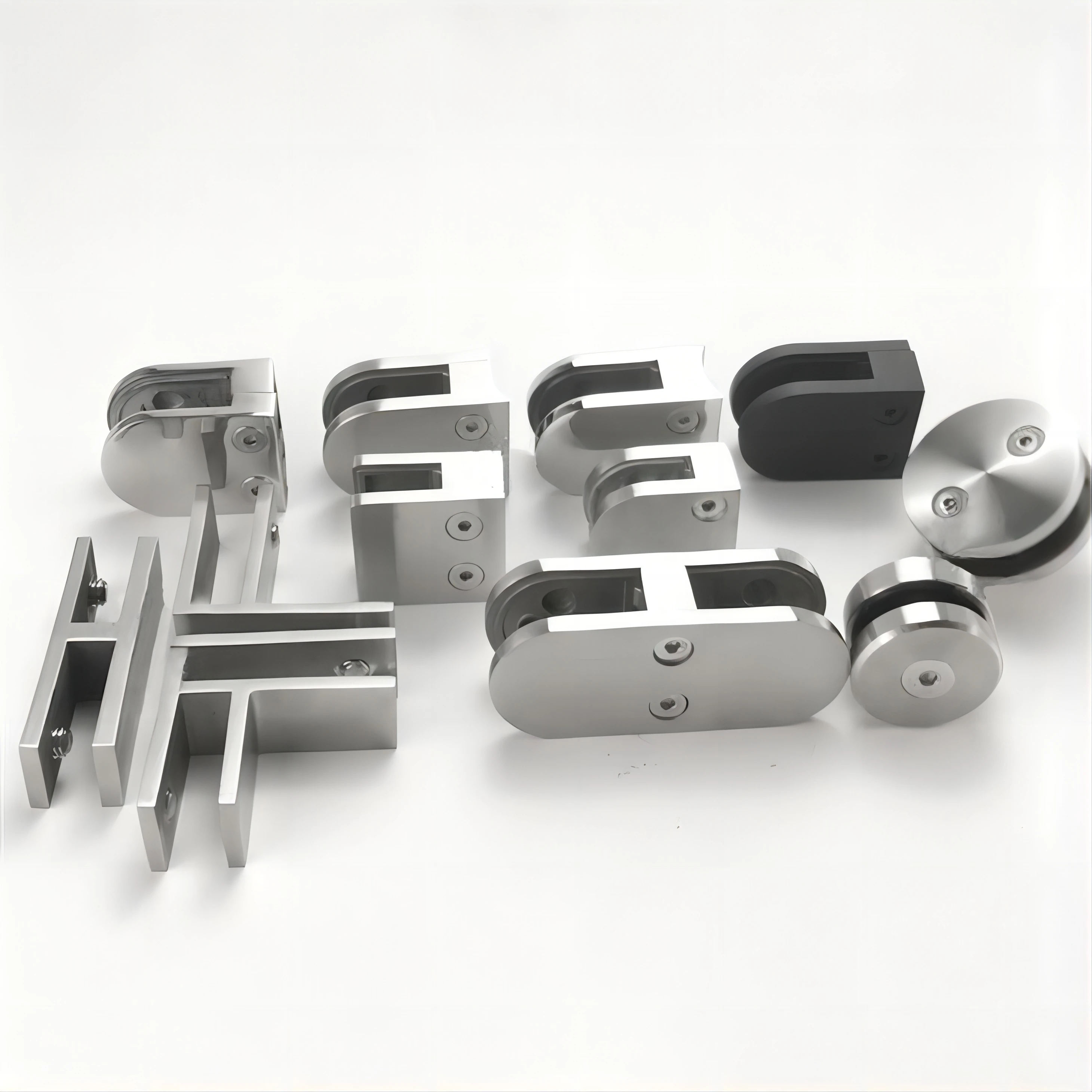 New Design Stainless Steel Stair Handrail D Shape Glass Clamps Suit 38 ...