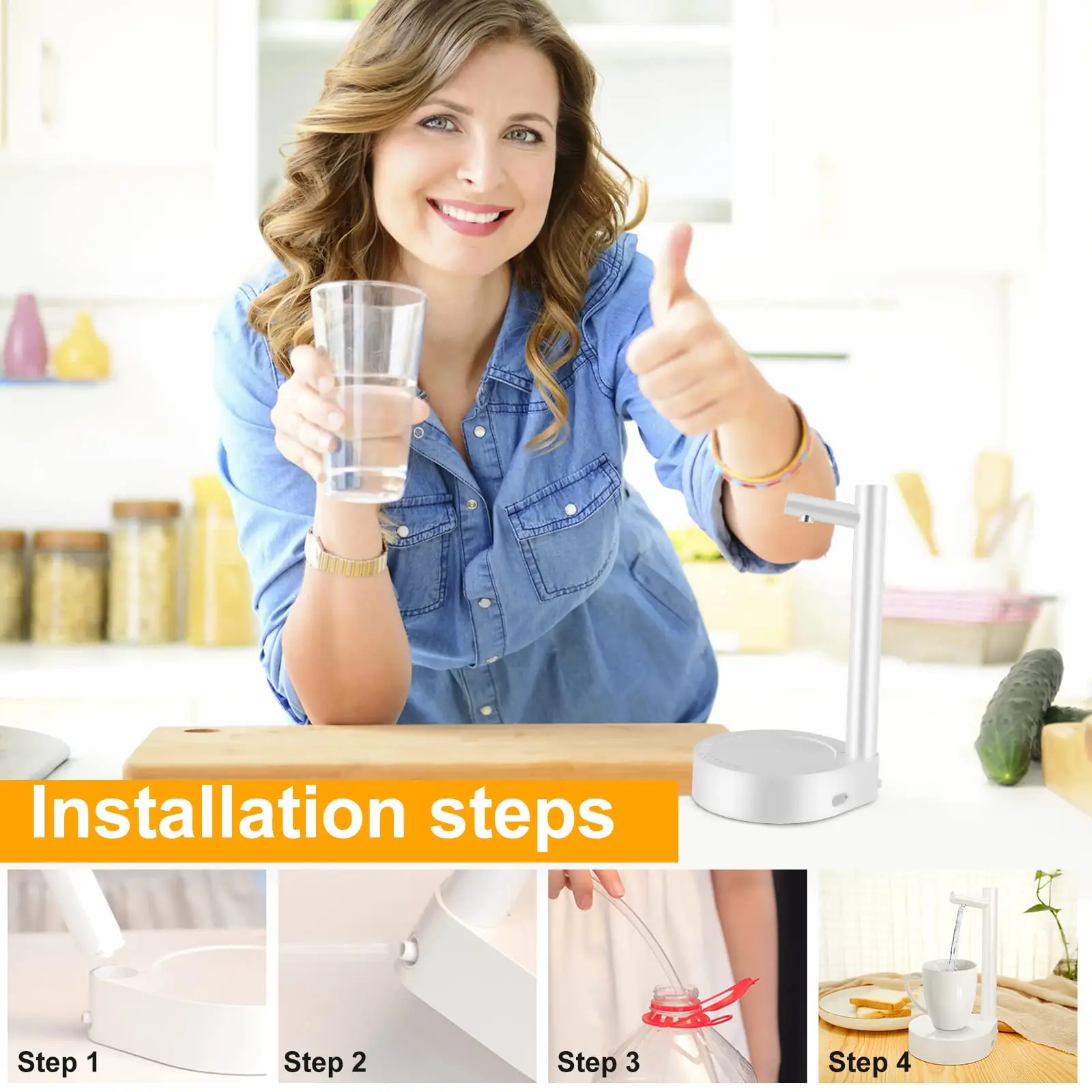 2023 Desk Smart Table Water Dispenser Portable Smart Table Water Bottle ...