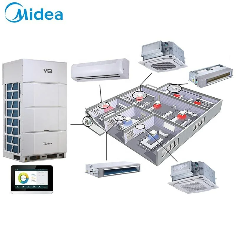 Gree VRF Air Conditioner with Modular Design and Mitsubishi VRF System ...
