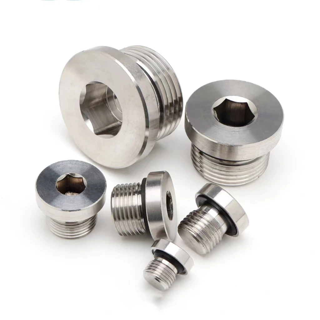 Customized Stainless Steel Npt Threaded Plug M2 M3 M4 M5 M6 Hexagon ...
