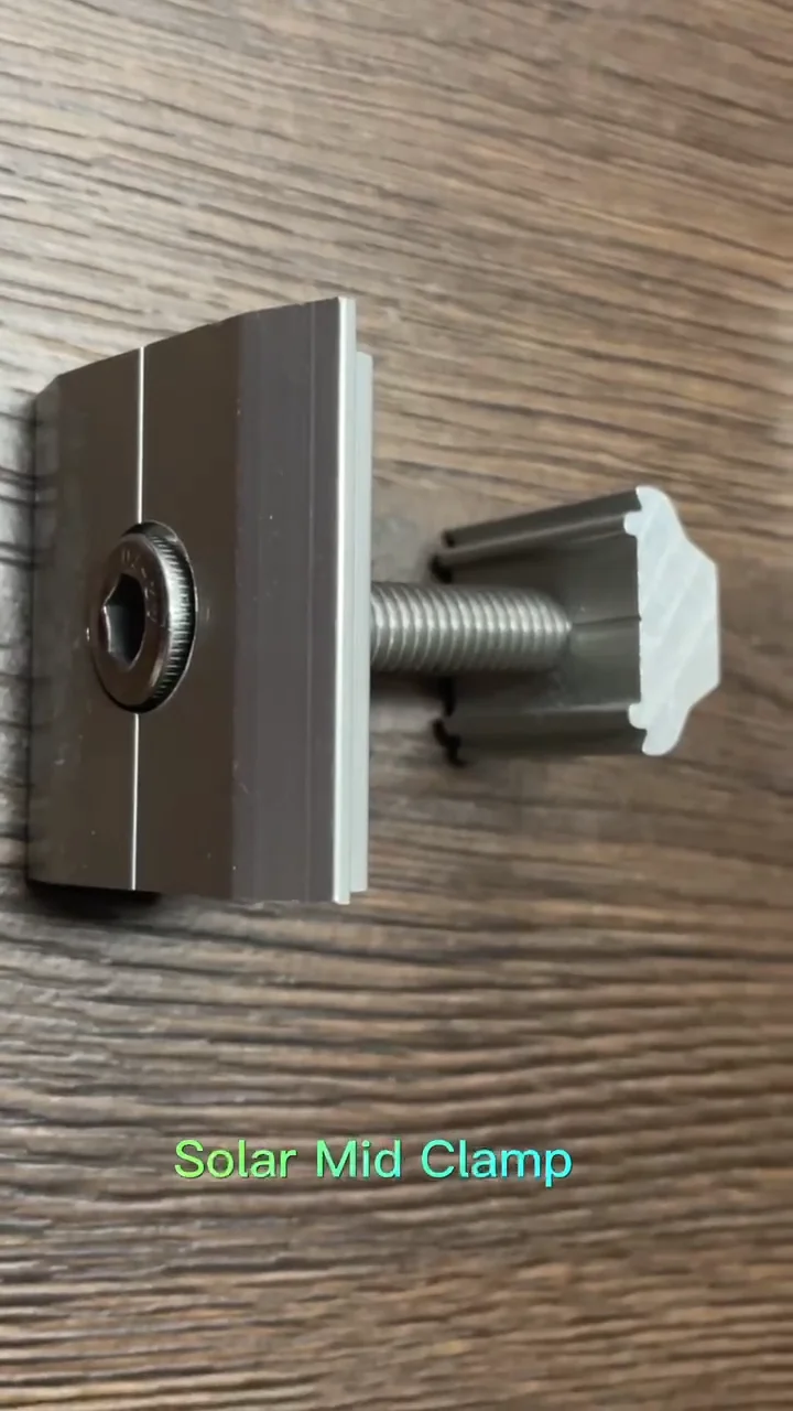 Roof Mounting System Mid Clamp Solar Mounting Structure Solar Related ...