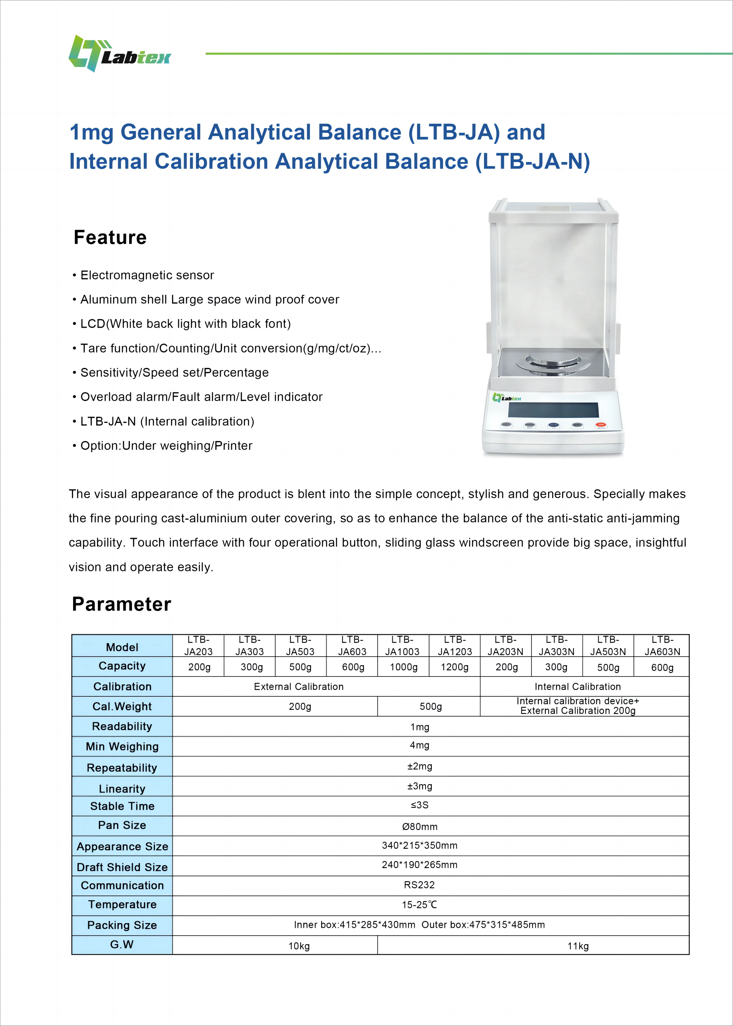 Labtex Hot Seller 0.01mg0.1mg1mg Laboratory Analytical Scales Automatic ...