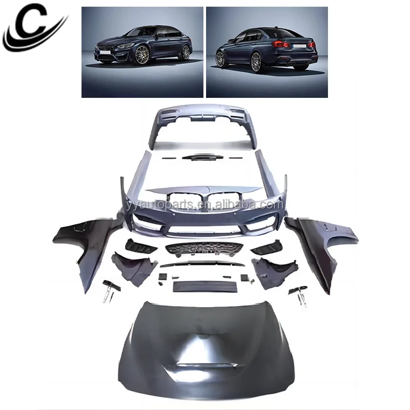 Full Set F30 Body Kit For Bmw 3 Series F30 to M3 Style Bodykit 2013 ...